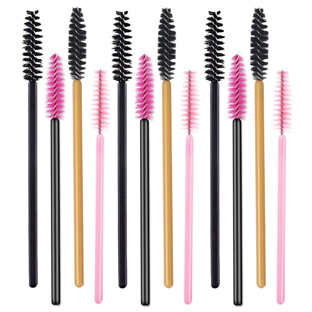 200pcs Mascara Wands Disposable Eyelash Brush,Eye Lash Eyebrow Spoolie ...