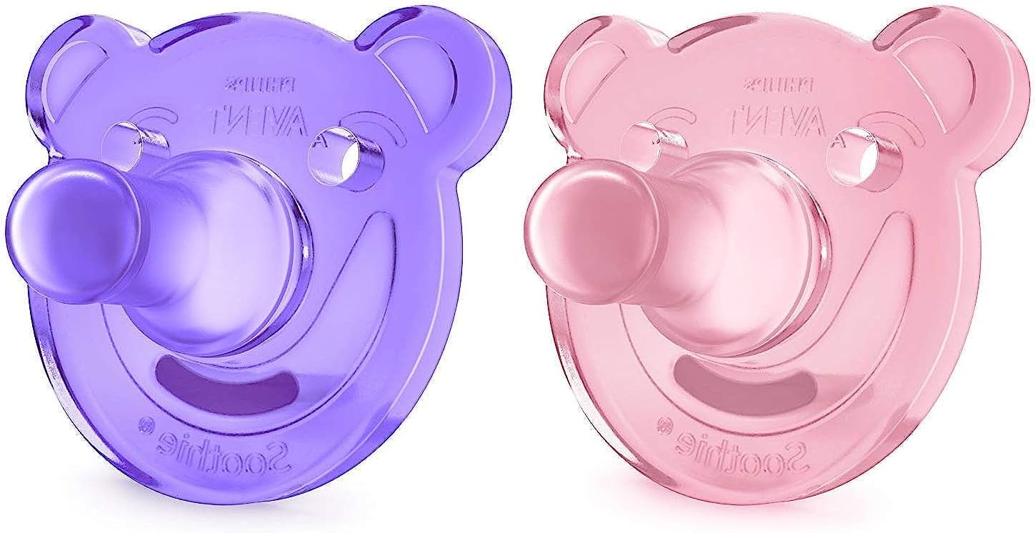 Amazon.com : Philips Avent Soothie Pacifier, Blue, 0-3 Months, 2 Count ...
