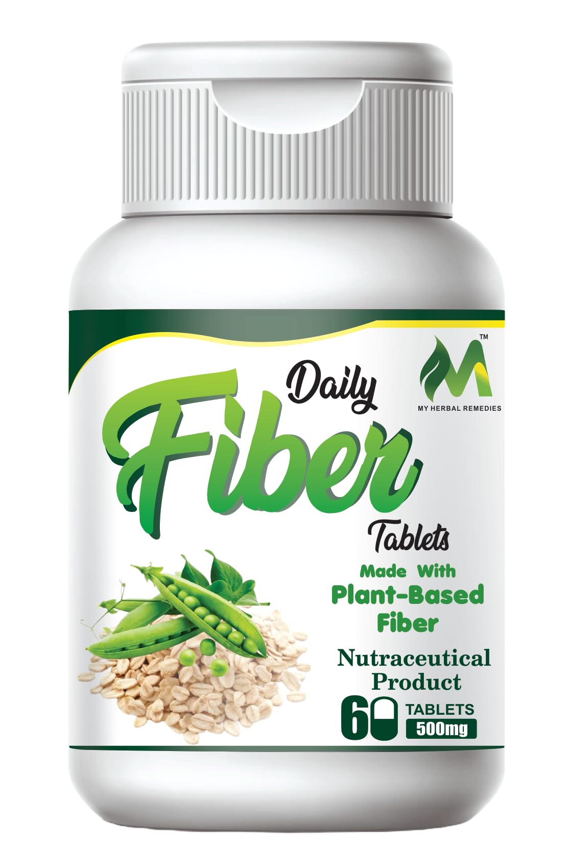 My Herbal remedies Daily Fiber Tablets | Plant based | 60 tablets ...
