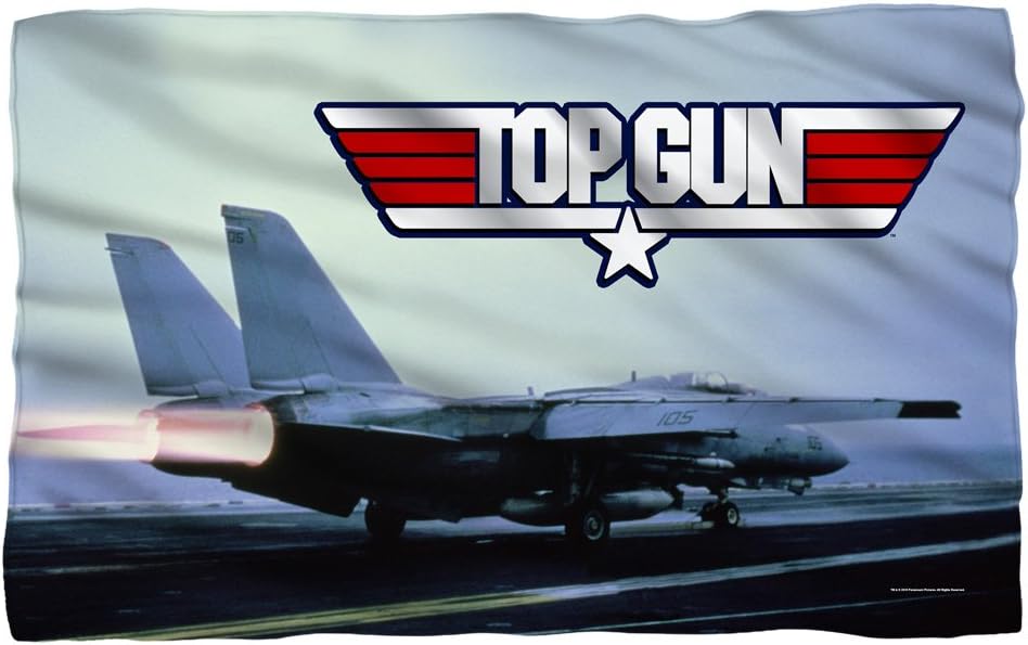 Amazon.com: Trevco TOP Gun/TAKE Off - Poly 36X60 Blanket - White - ONE ...