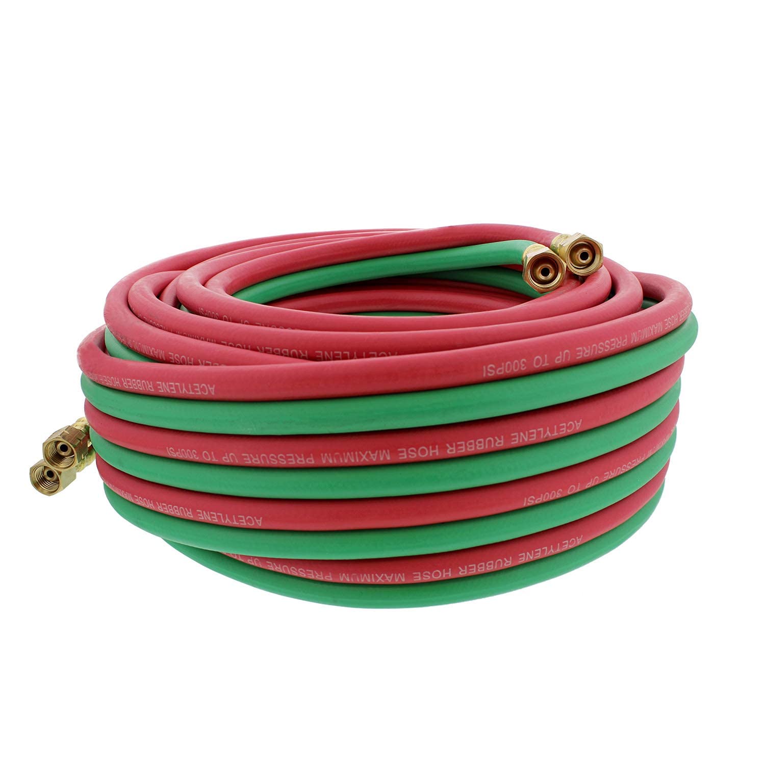 Buy ABN Oxygen Acetylene Hose 1/4 Inch B Fittings Twin Welding Hose Oxy ...