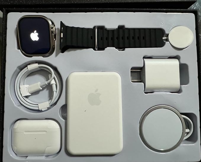 Genérico Kit de Accesorios para iPhone y Smart Watch Ultra 2 : Amazon ...