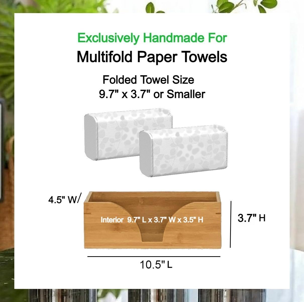 Snapklik.com : Countertop Multifold Paper Towel Dispenser Folded Paper ...