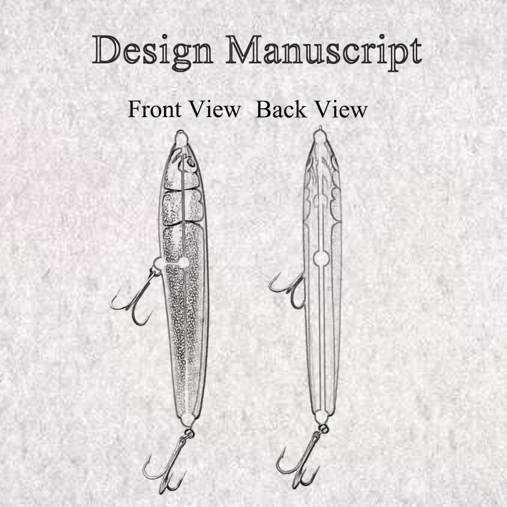 Industrial Design Drawing Lure Lure Design R3D Fishing
