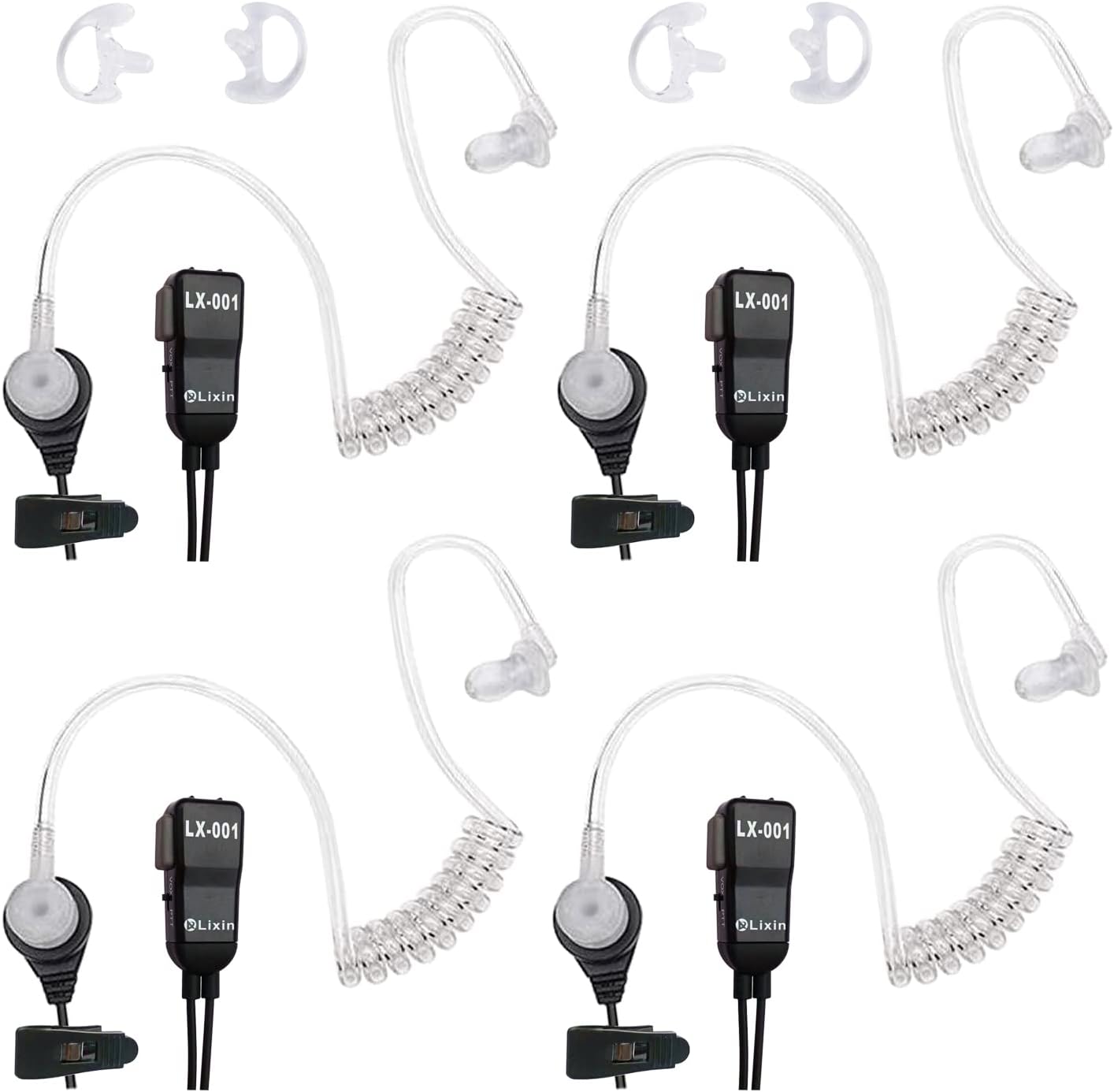 Amazon.com: Midland Earpieces with Mic - Security Headsets for Two Way ...
