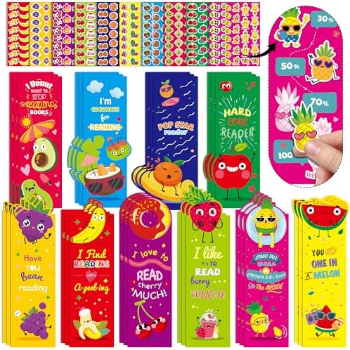 Amazon.com: Fainne 72 Pieces Scented Scratch and Sniff Bookmarks for ...