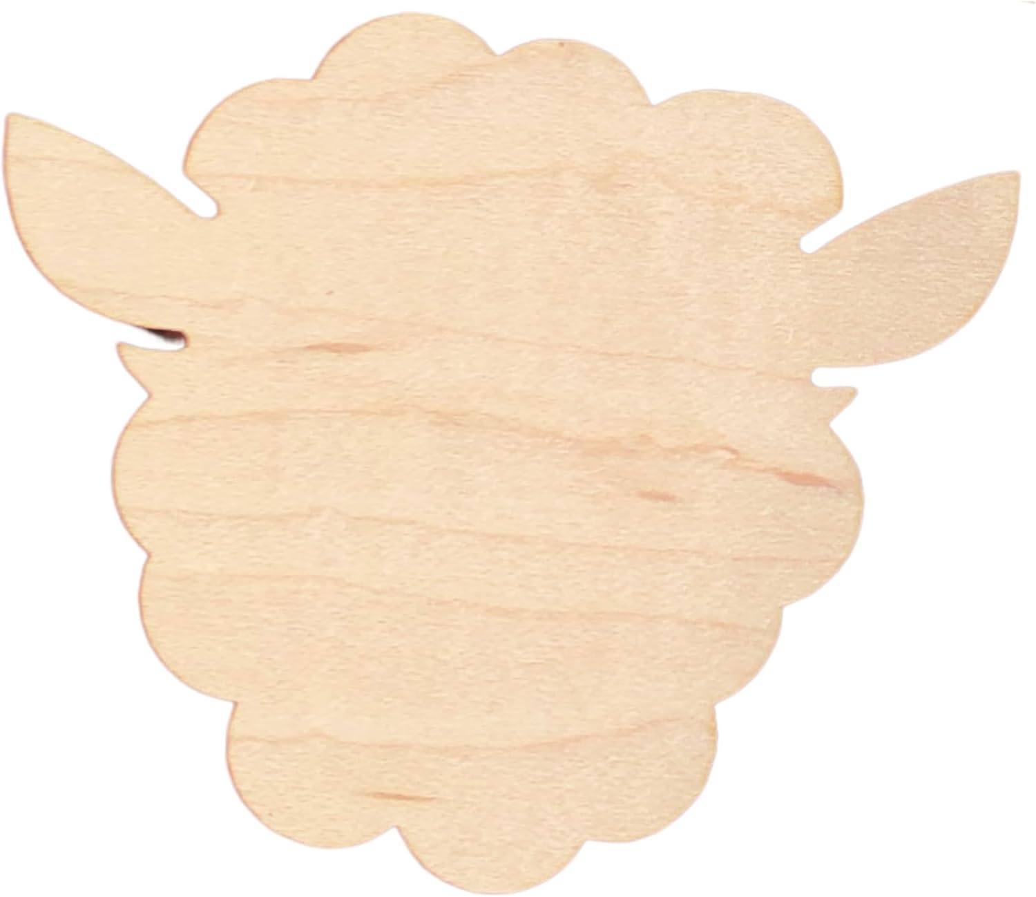 Amazon.com: Sheep Wooden Cutout | Unfinished Farm Animal Silhouette for ...