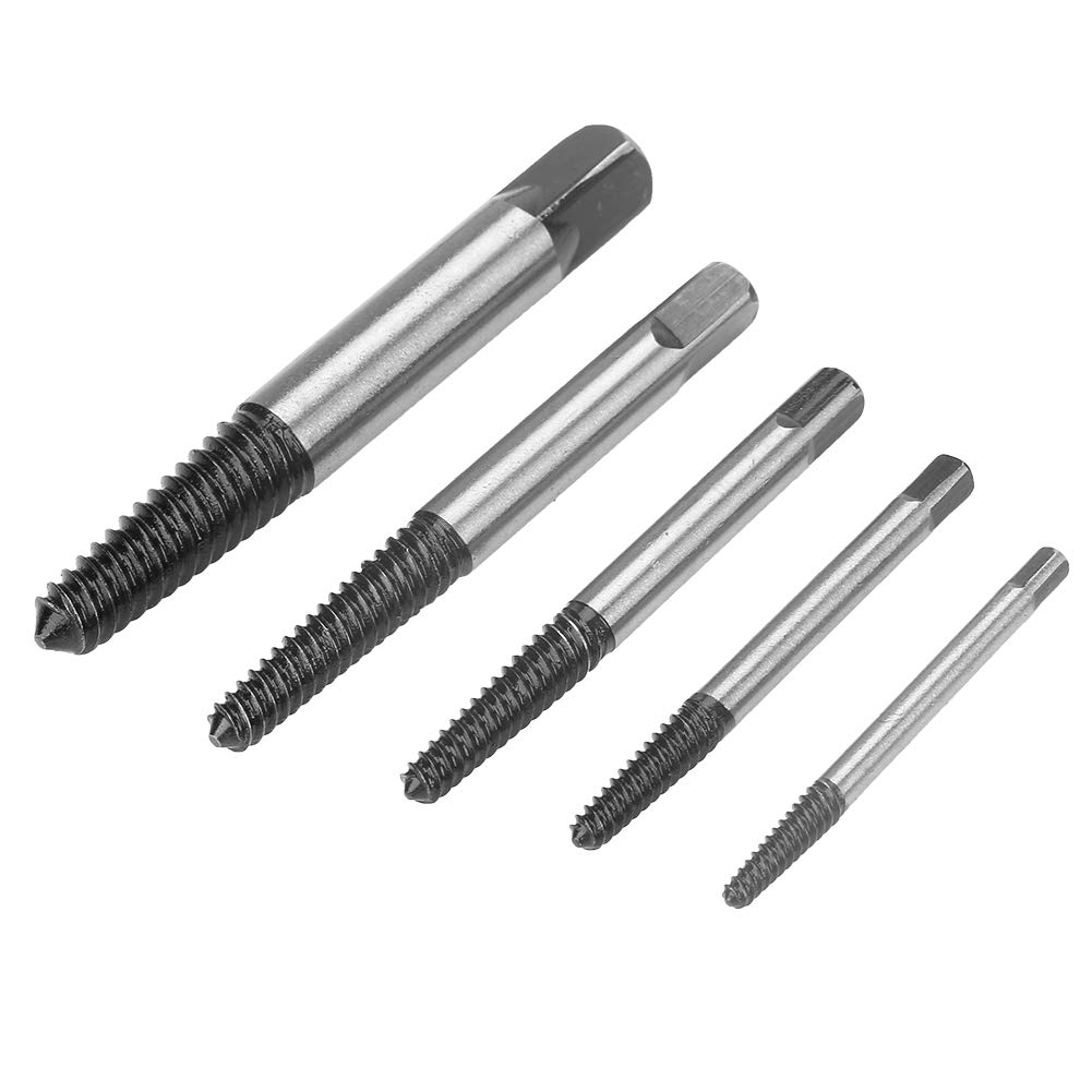5PCS Screw Extractor, Damaged Screw Extractor, for Pipe Thread ...