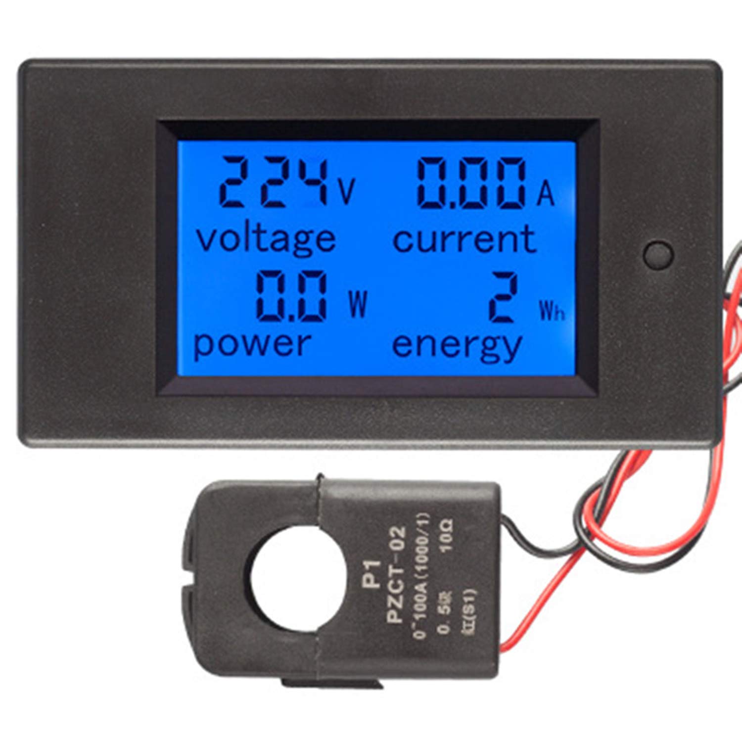 Snapklik.com : AUTENS AC 100A 80-260V Voltage Ammeter Meter Multimeter