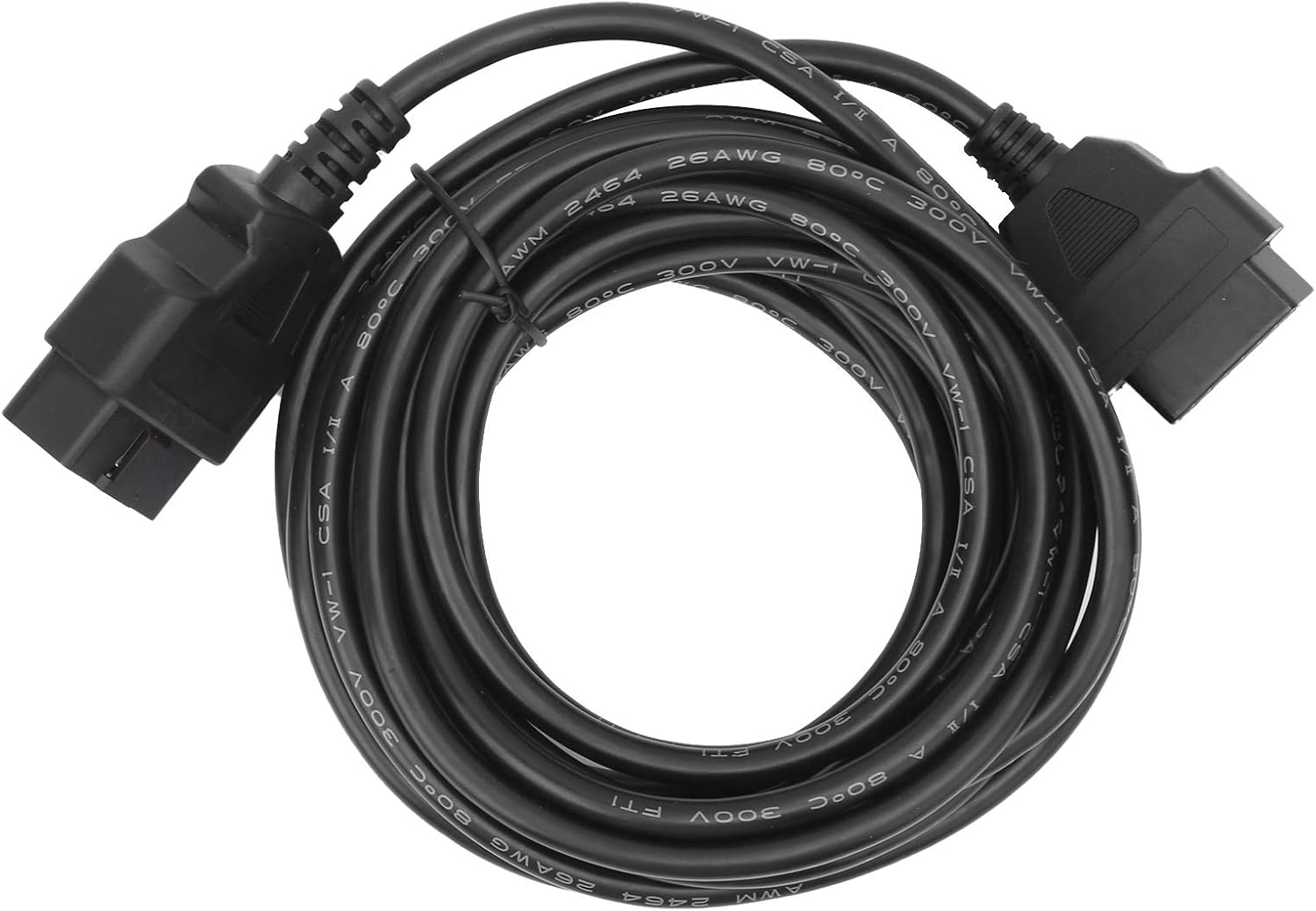 Amazon.com: OBD2 Diagnostic Cable 5m 6.4ft OBD2 Connector Extension ...