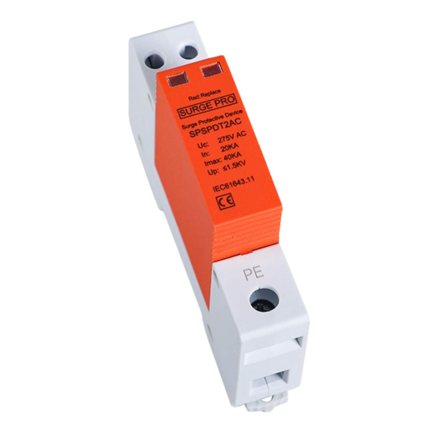 Surge Pro surge protection device arrester low voltage 2 pole 20KA/40KA ...