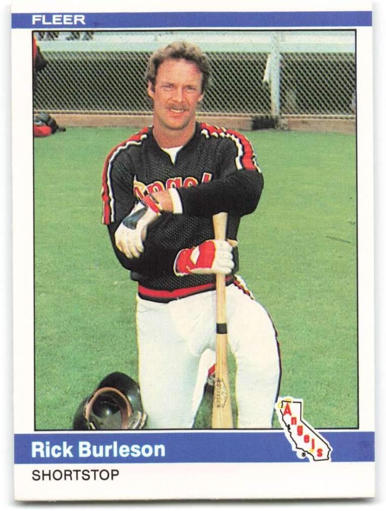 Amazon.com: 1984 Fleer #510 Rick Burleson : Collectibles & Fine Art