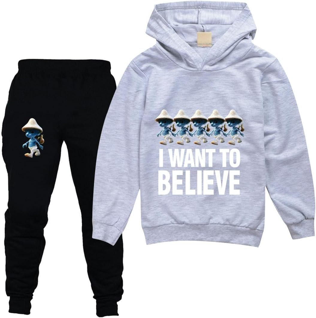 Amazon.com: Smurf Cat Graphic Shailushai Fashion Hoodie for Boys Kids ...