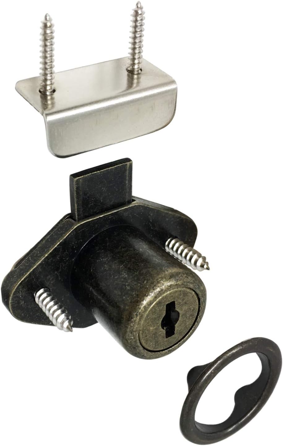 7/8-Inch Brass Drawer/ Cabinet Lock - Cabinet And Furniture Locks ...