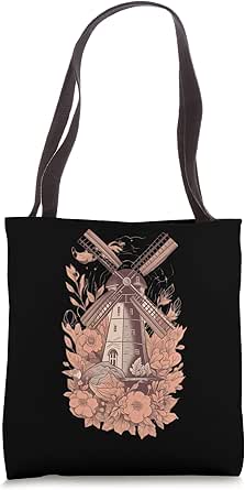 Amazon.com: Pastel Flowers Fairycore Cottagecore Aesthetic Windmill ...
