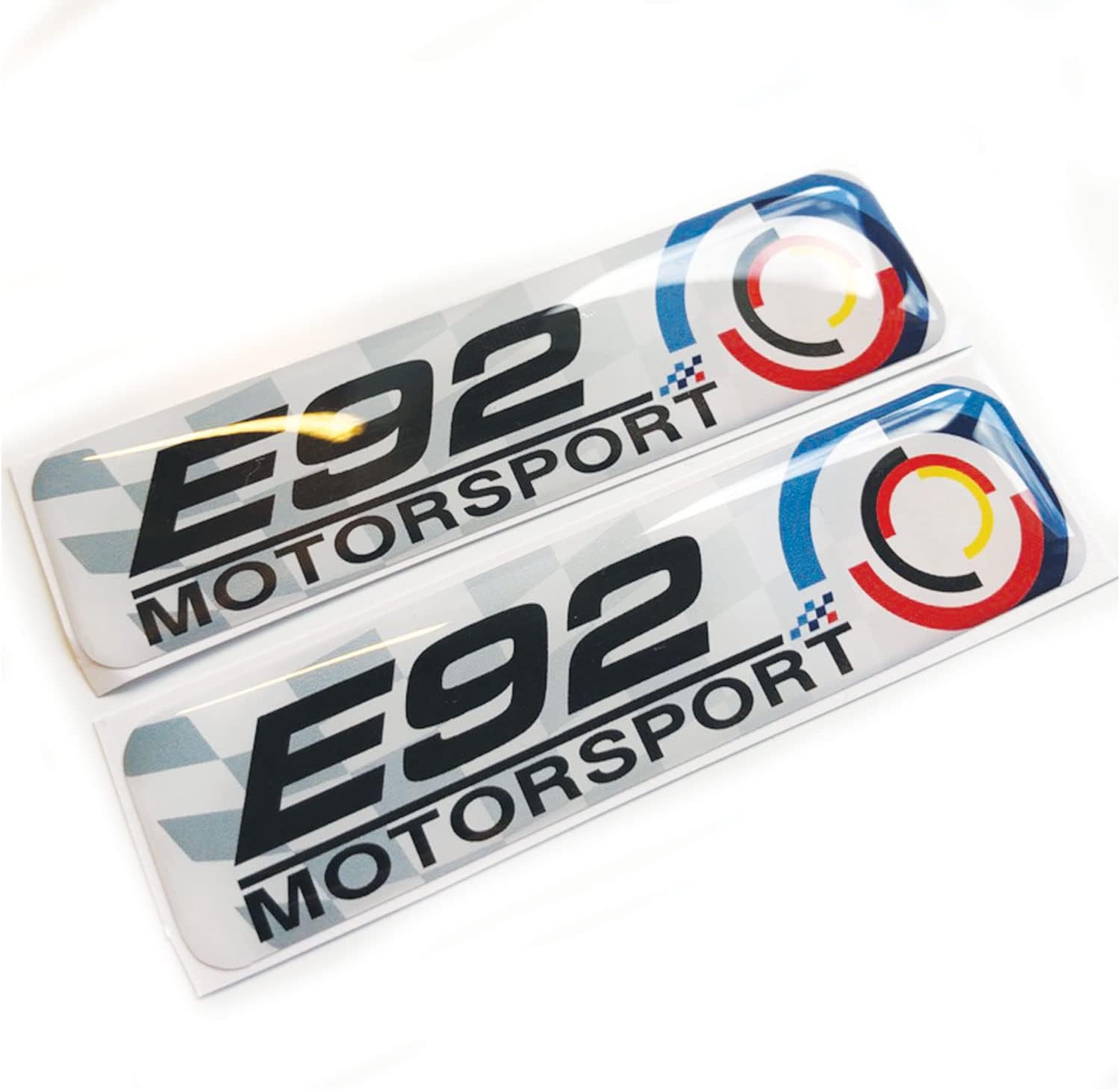 Concept Graphics E92 Motorsport Wing 3D Domed Gel Decal Sticker Badges ...