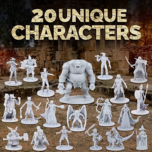 Path Gaming 20 Unique Fantasy Tabletop Miniatures for Dungeons and ...