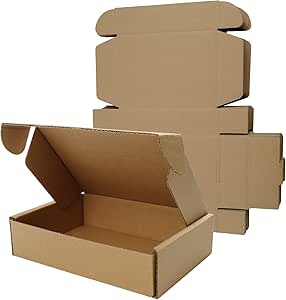 Amazon.com: Skytube 20 Pack Small Shipping Boxes Brown Corrugated ...