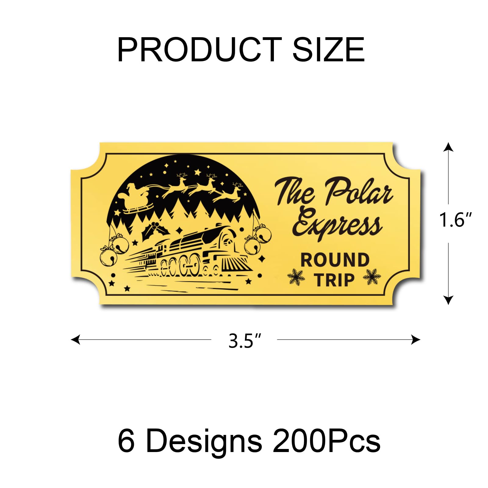 Polar Express Blank Ticket