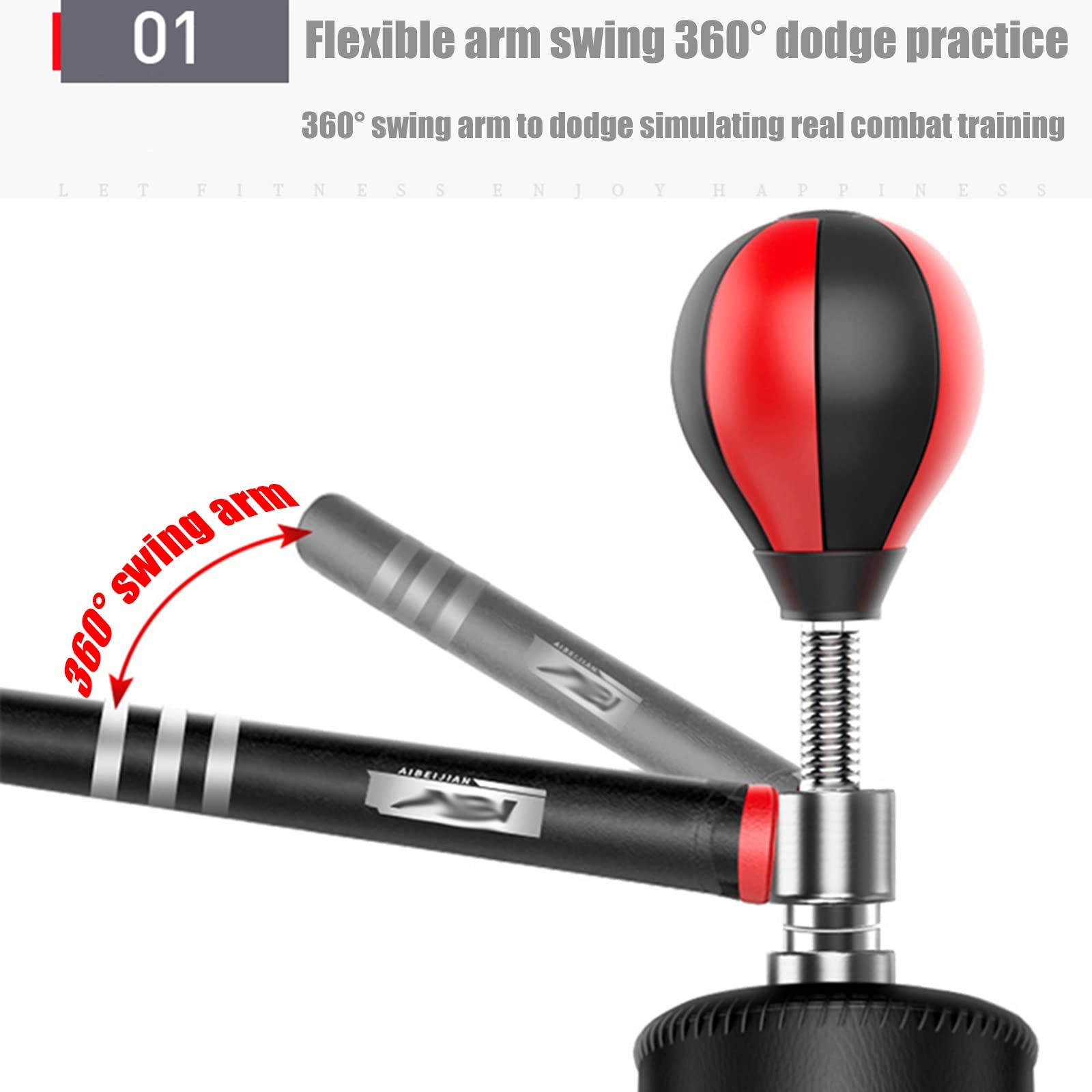 Home Boxing Equipment 360° Spinning Boxing Speed Trainer - Adjustable ...