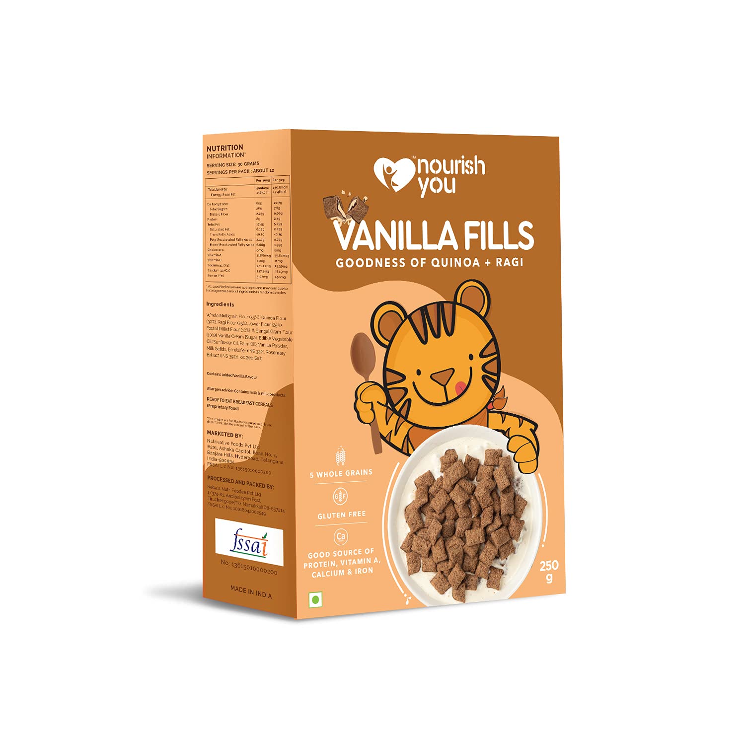 Nourish You Vanilla Fills | Vanilla Filling | Goodness of Quinoa and ...