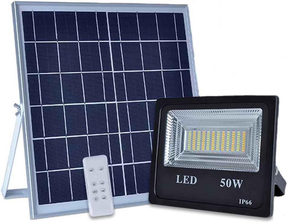 ISOLEI Outdoor Solar Flood Lights, 50W 6000Lm Led Flood Light 3 Color ...