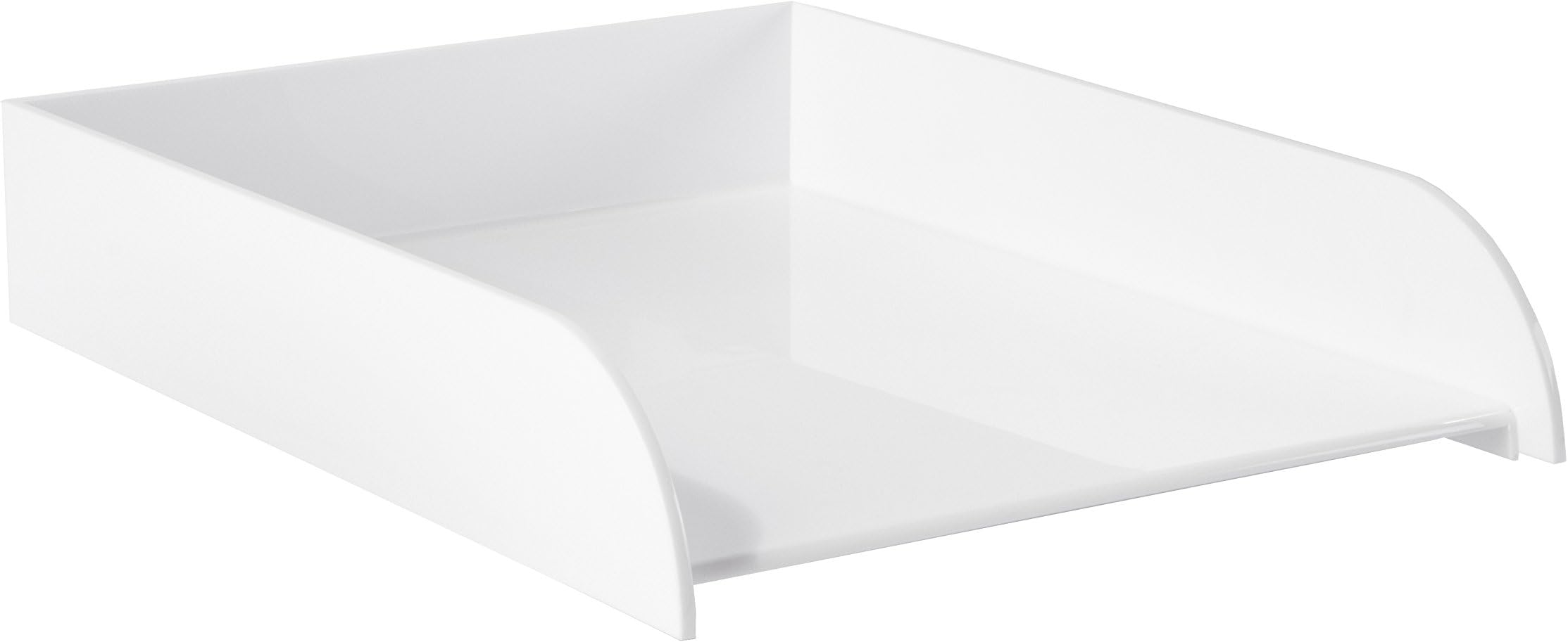 Centra A4 Letter Tray - White : Amazon.co.uk: Stationery & Office Supplies