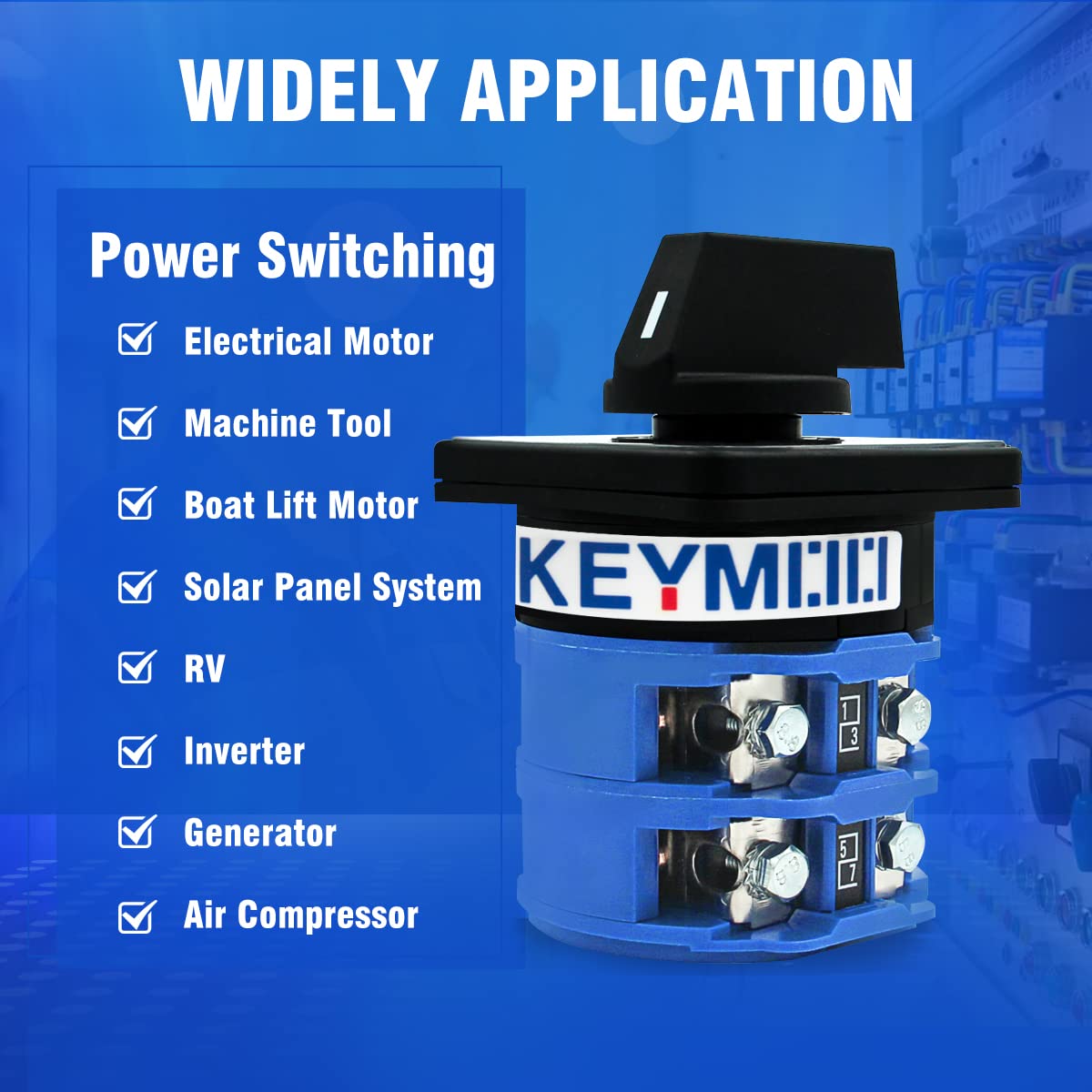 Battery Selector Switch Keymoo 125A Rotary With Master Switch Exterior ...