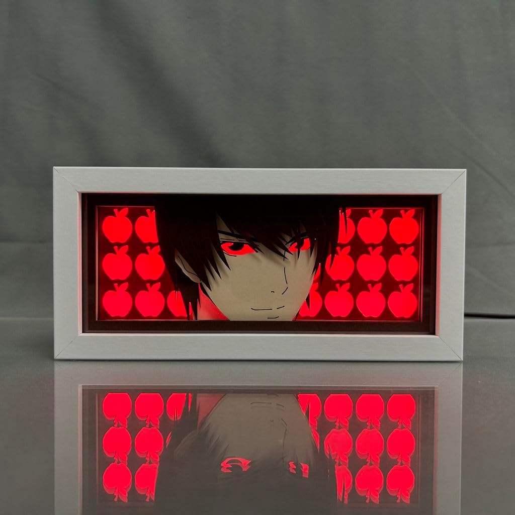 Hongjieya Anime Lamp Yagami Light Figure Night Light Bedroom Decor Led ...