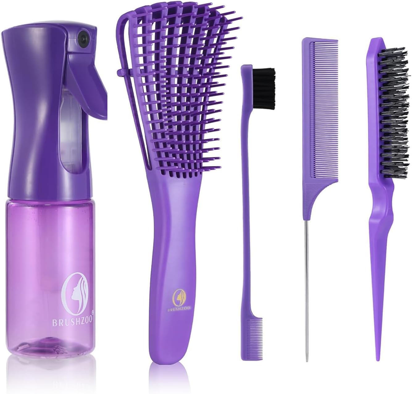 Amazon.com : Hair Brush Set, Hair Brushes for Women Men kid, Detangler ...