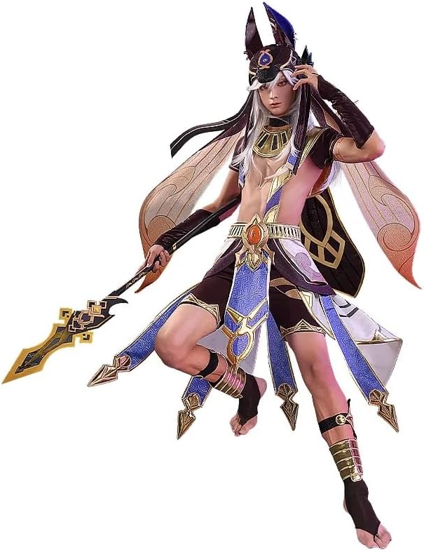 Amazon.com: KIRA KIRA Game Genshin Impact Cyno Cosplay Costume Doki-SR ...