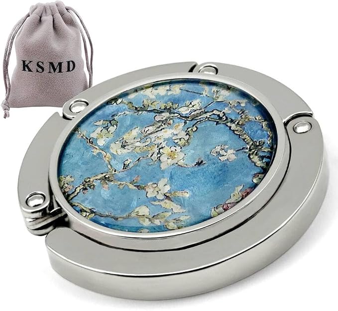 Amazon.com: KSMD Compact Round Purse Hooks for Table and Bars,Portable ...