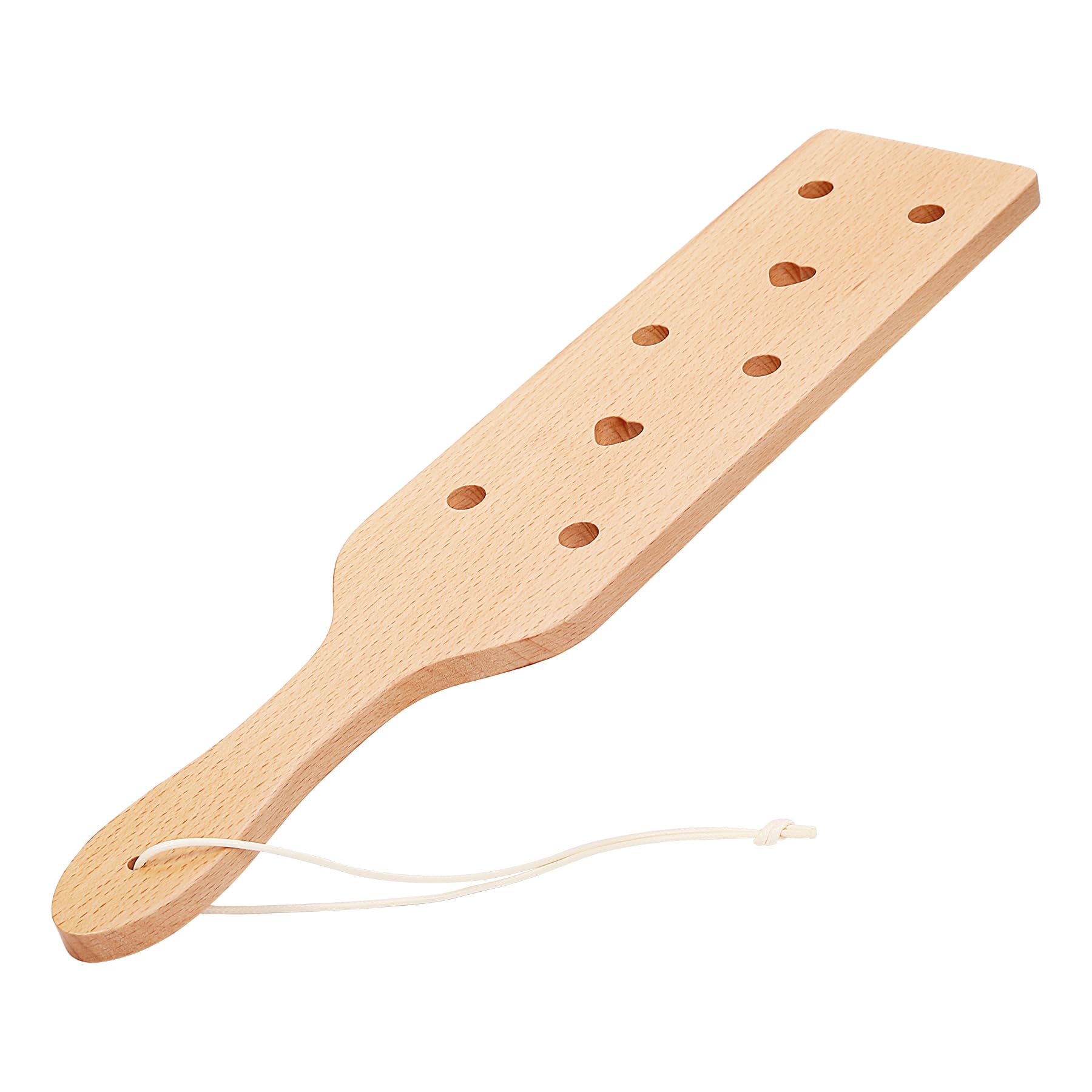 Amazon.com: Premium Durable Beach Wood Paddle 13.2IN Smooth Polished ...