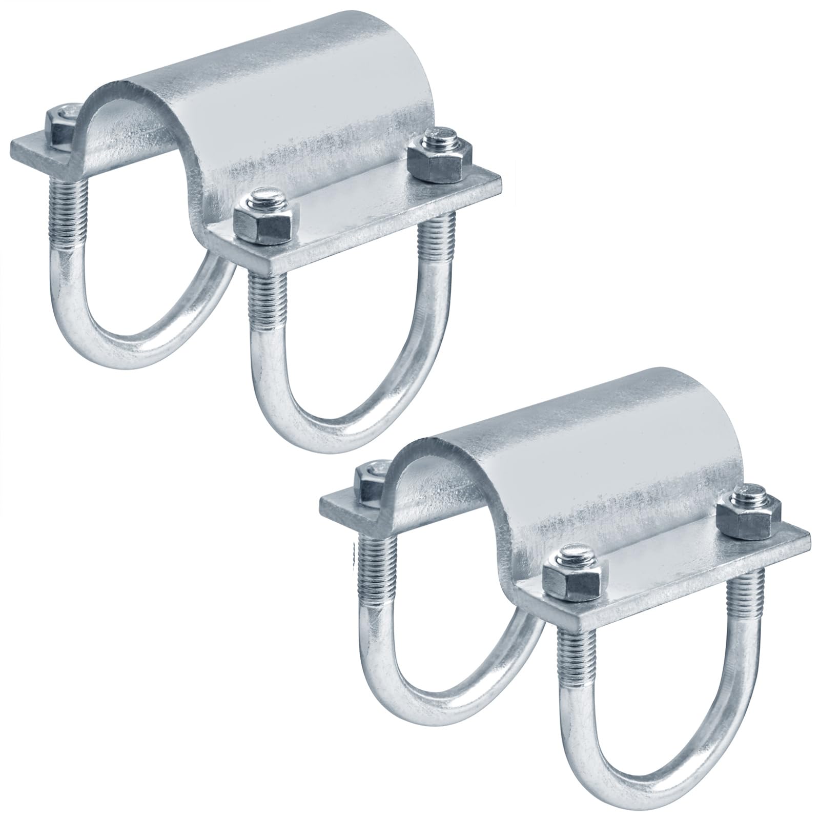 Snapklik.com : 2 Pack 1-5/8" X 1-5/8" U Bolt Cross Clamps, Cross Grid ...