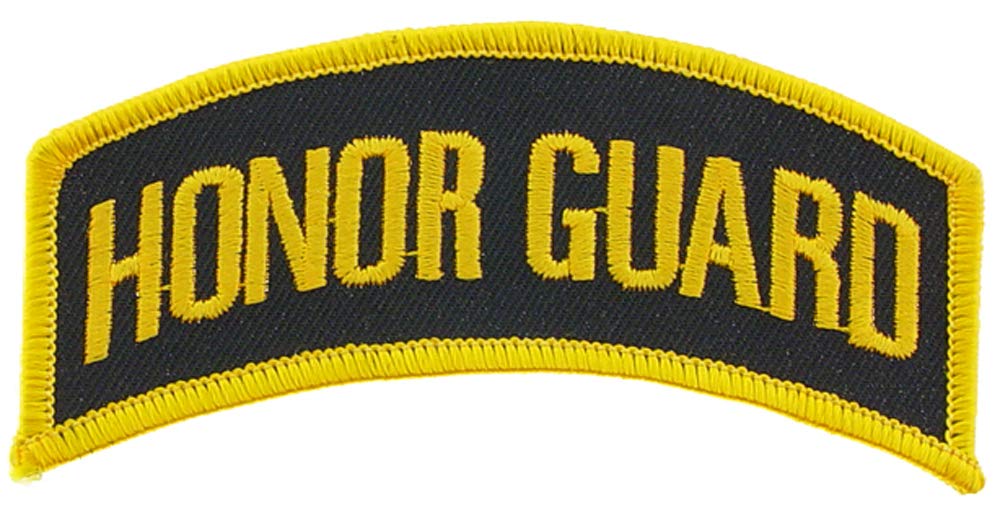 Amazon.com: United States Army Honor Guard Tab Patch, Black and Yellow ...