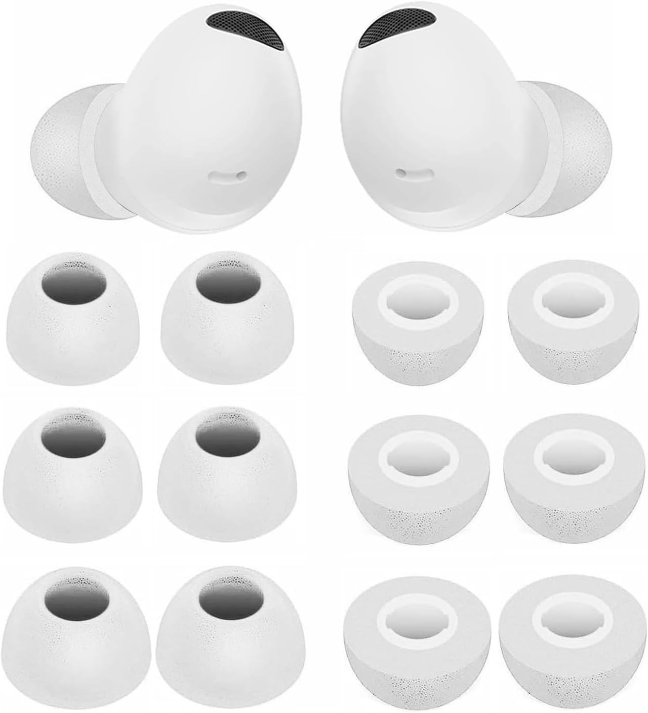 Amazon.com: JNSA Replacement Memory Foam Ear Tips Noise Canceling Foam ...