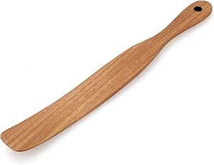 Amazon.com: Skinny Wooden Spurtle for Sourdough Starter, Spreading ...
