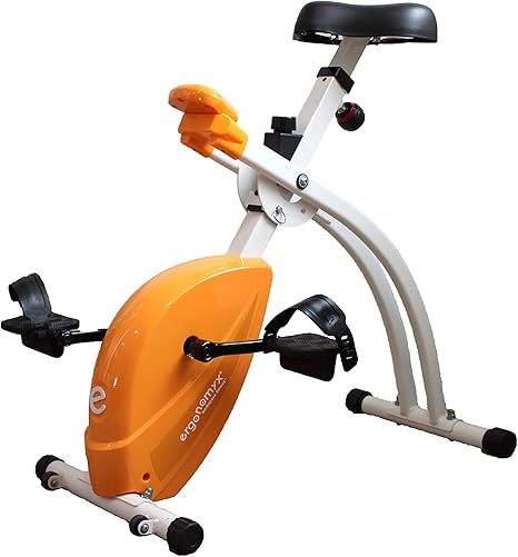 Ergonomyx Under Desk Bike (w/LCD Screen) Foldable Pedal Exerciser ...
