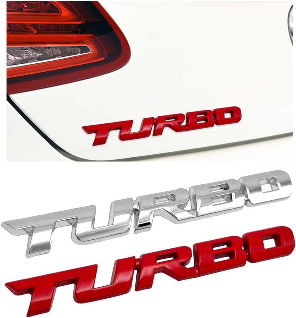 2 PCS Turbo Car Emblem, 3D Metal Emblem Badge Philippines | Ubuy
