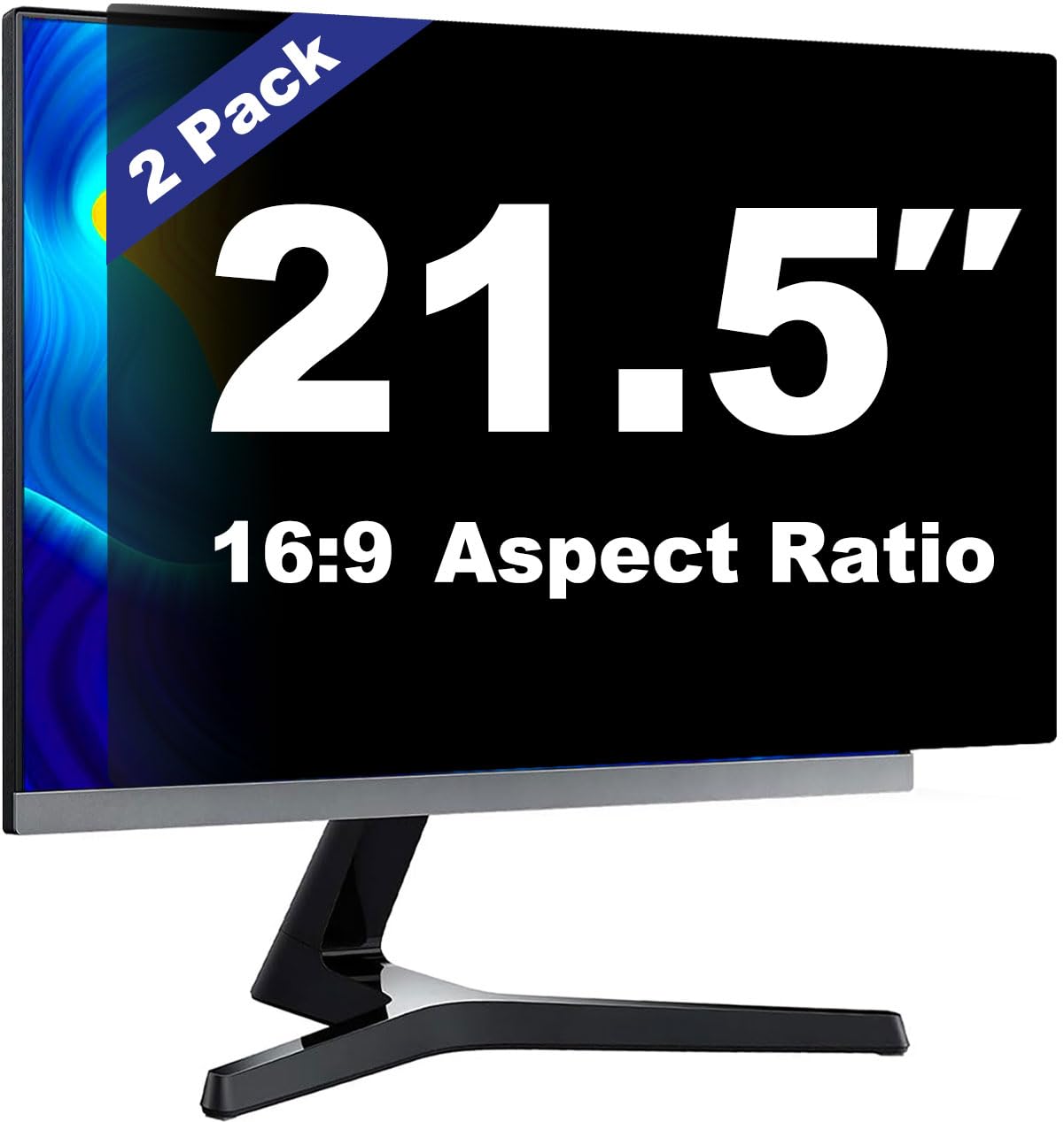 Amazon.com: Pozlle 21.5 Inch Computer Privacy Screen Shield [2 Pack ...