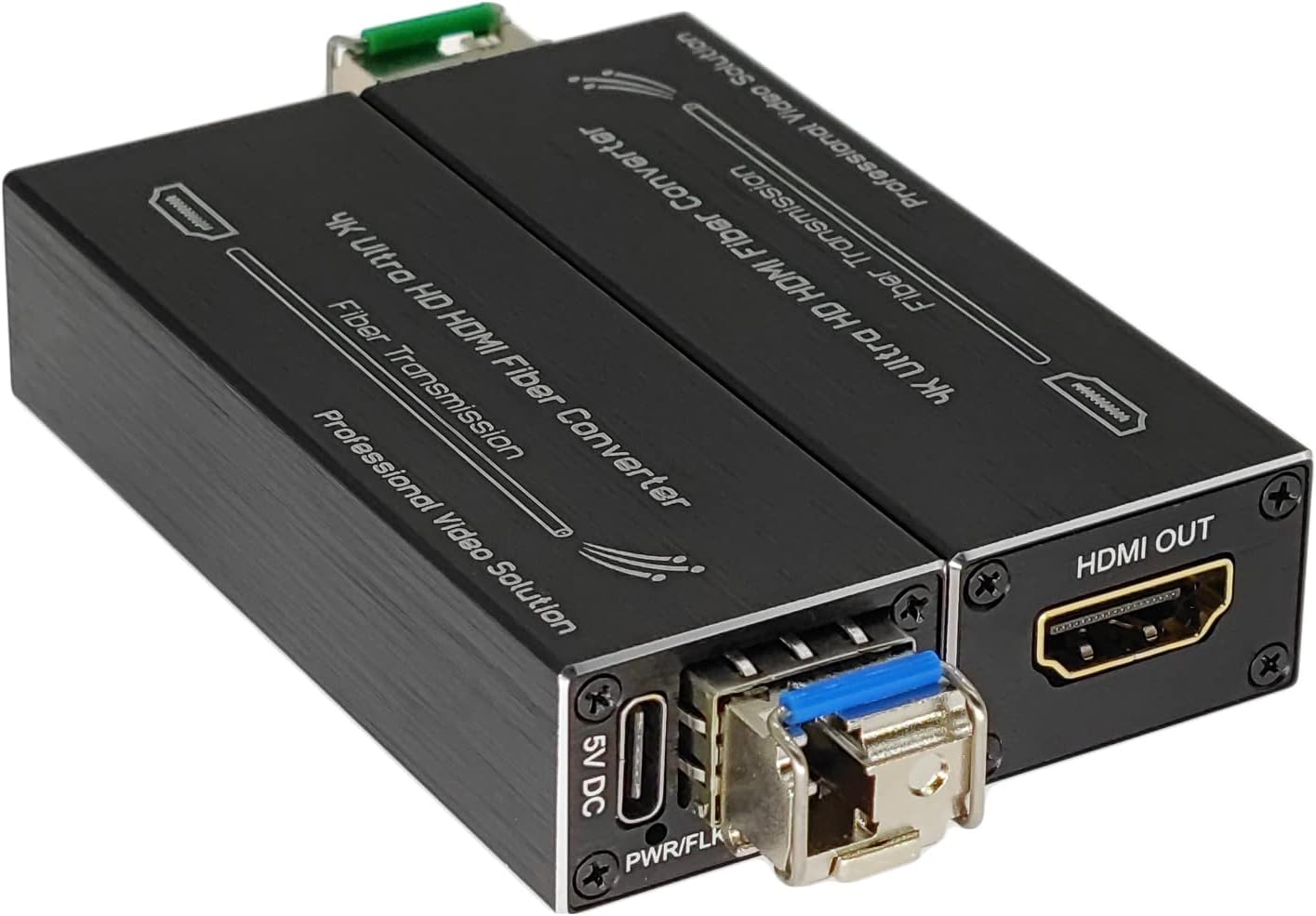 Amazon.com: Steloproad Mini 4K HDMI Fiber Extender UHD 4K HDMI to Fiber ...