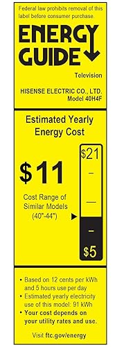 Amazon.com: Hisense 40-Inch Class H4 Series LED Roku Smart TV with ...