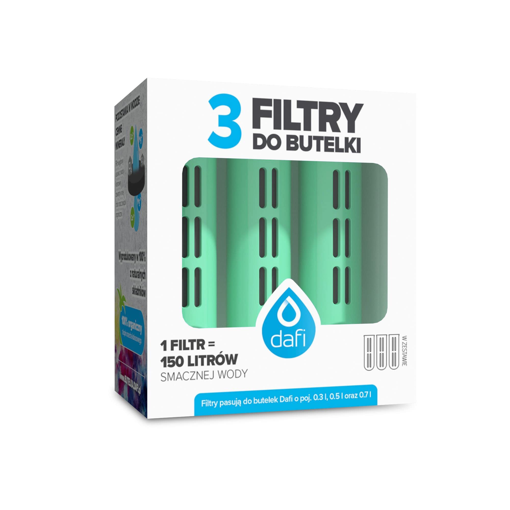 Amazon | DAFI ダフィ 交換用 浄水ボトル用 フィルター カートリッジ 3個入り SOFT SOLID 対応 【日本仕様・日本正規品】 (ミント) | Dafi | 浄水ポット用 ...