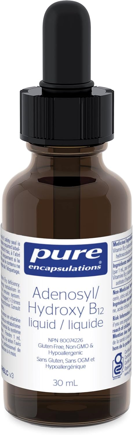 Pure Encapsulations - Adenosyl/Hydroxy B12 Liquid - Vitamin B12 for ...