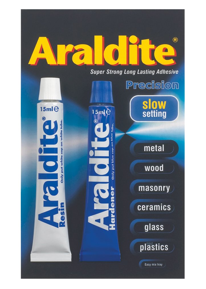 Araldite 15ml Extra Strong Precision Adhesive in Tube Pack (Set of 2 ...
