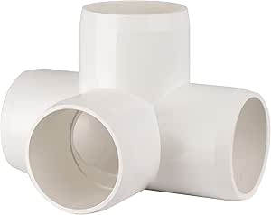 Amazon.com: PVC- 4 way L/T 1½" (Furniture Grade White) Box of 15 pcs ...