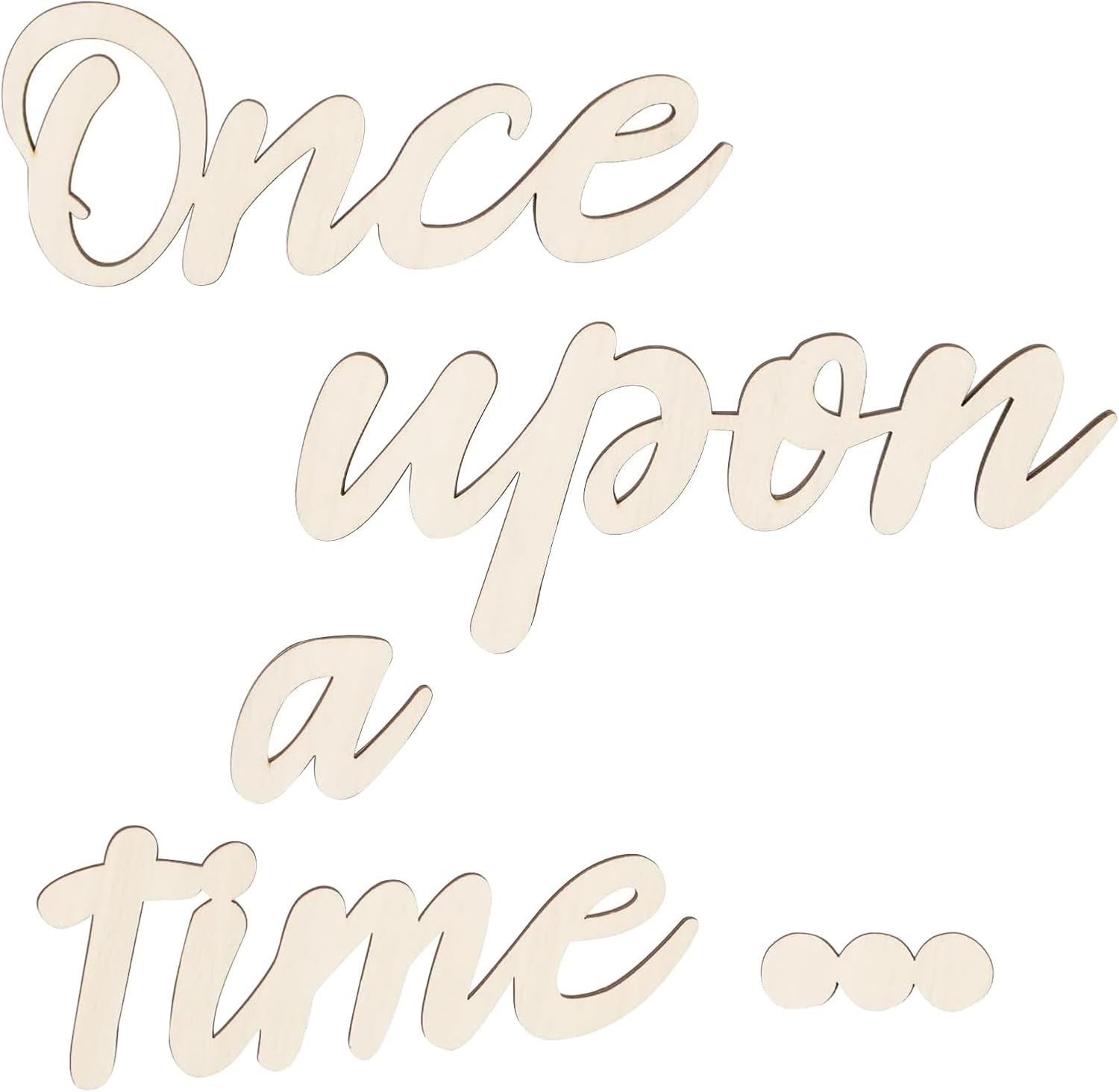 Once Upon a Time Sign Wooden Reading Corner Decor with 20 Dispensing ...