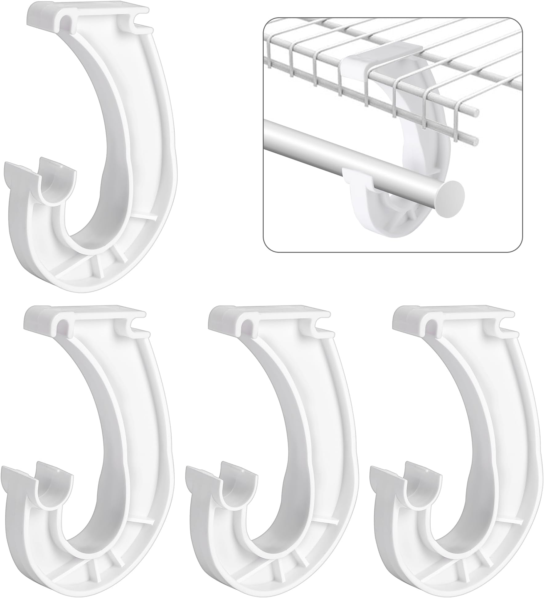 Amazon.com: ClosetMaid SuperSlide Adjustable Hanging Closet Rod from 4 ...