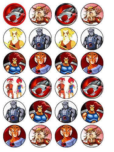 24 x Thundercats (#2) Cupcake Cake Toppers : Amazon.co.uk: Home & Kitchen