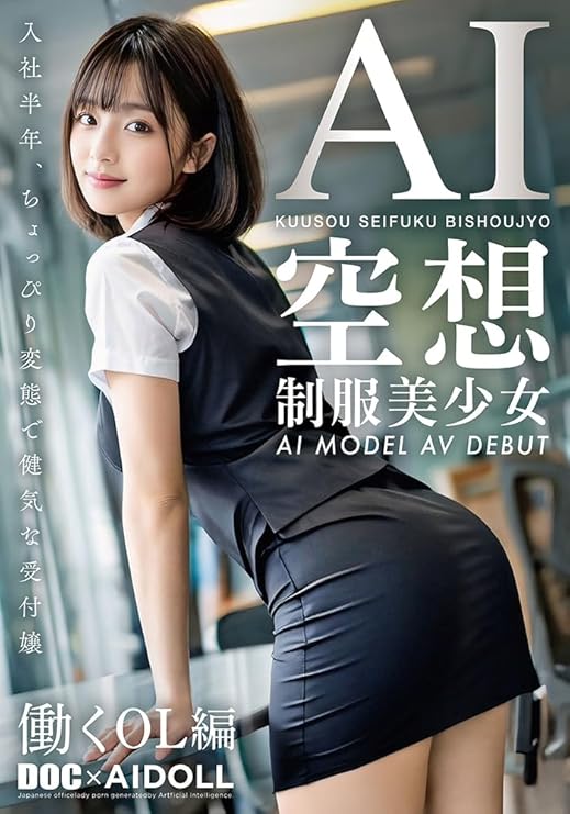 Amazon.co.jp: 空想制服美少女 AI MODEL AV DEBUT 働くOL編/プレステージ [DVD] : 空想美人受付嬢, マトリマ: DVD
